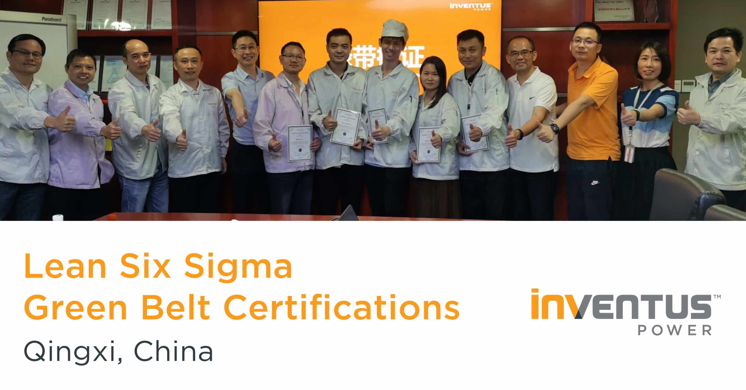 Lean Six Sigma Qingxi, China | Inventus Power