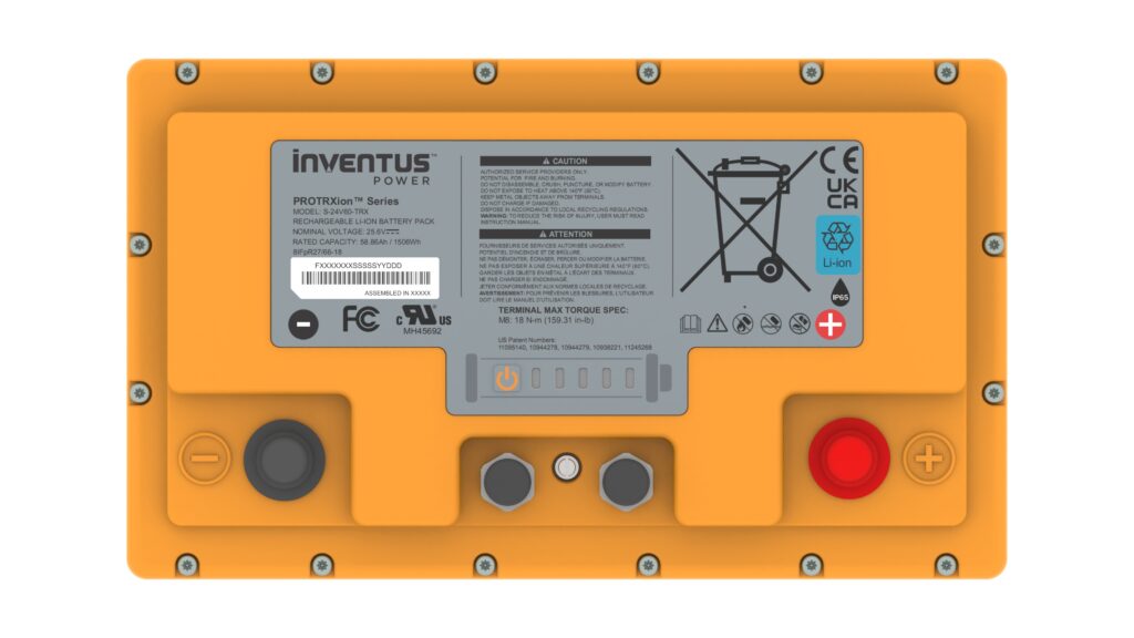 S-24V60-TRX PROTRXion® Lithium-ion Battery Pack - Inventus Power